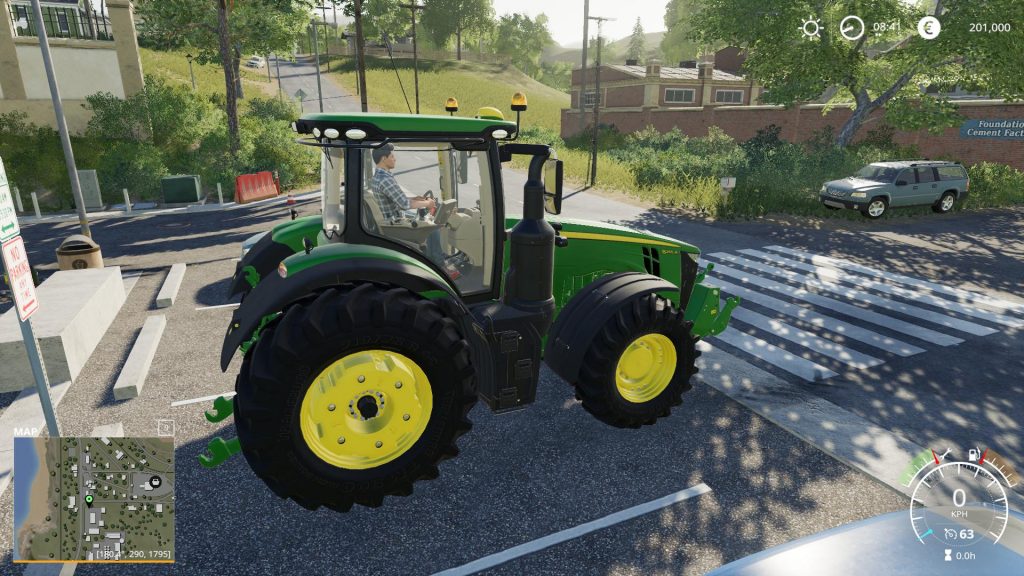 John Deere 8r chip Engine v1.0 FS19 Mod | FS25 Mods / FS22 Mods