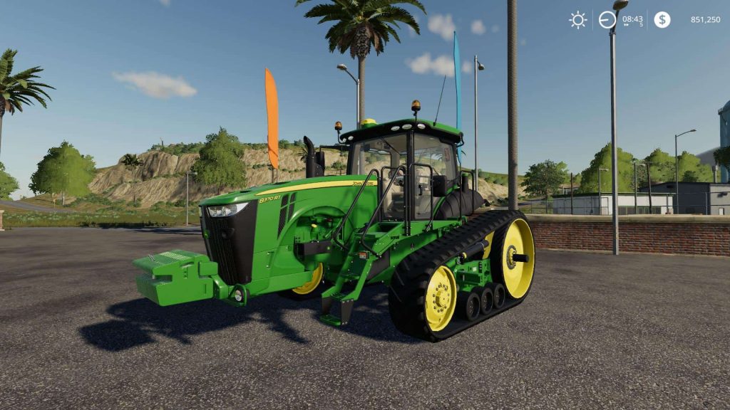 John Deere 8RT v1.0 FS19 Mod | FS25 Mods / FS22 Mods