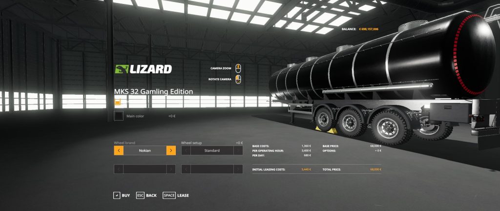 Lizard MKS 32 Gamling Edition v1.0.0.0 FS19 Mod | FS25 Mods / FS22 Mods