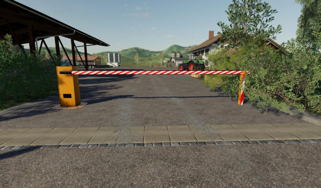 Barrière automatique placable v1.0 FS19 Mod | FS25 Mods / FS22 Mods
