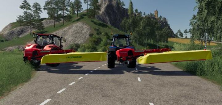 H&S HAY TEDDER V1.0 FS19 - FS22 Mod / F19 Mod