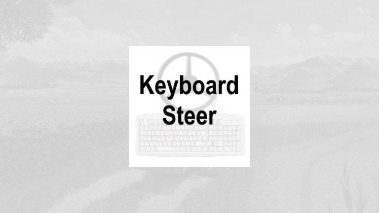 KeyboardSteer v1.0 BETA FS19 Mod | FS25 Mods / FS22 Mods