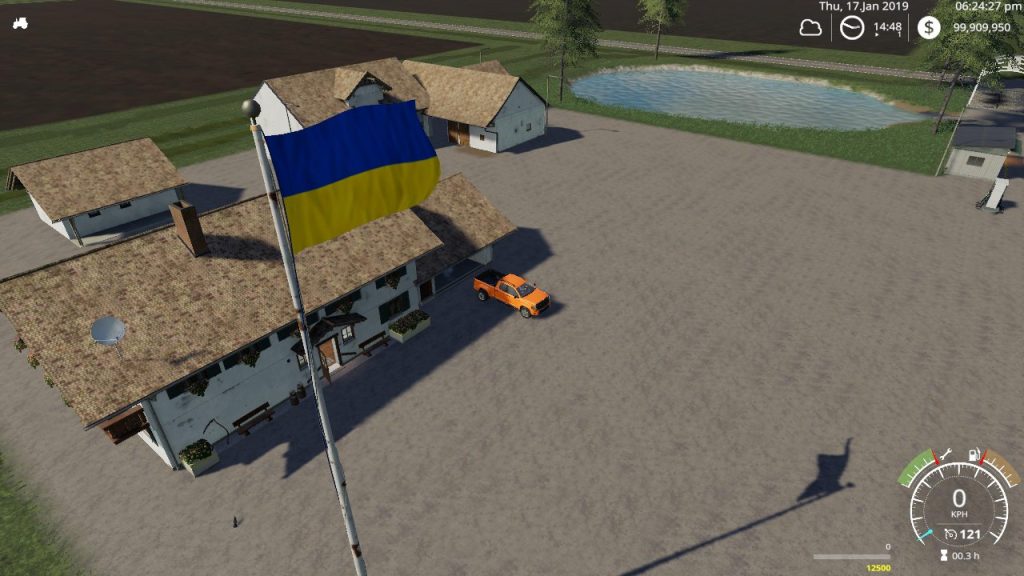 Drapeau de l'Ukraine v1.0 FS19 Mod | FS25 Mods / FS22 Mods