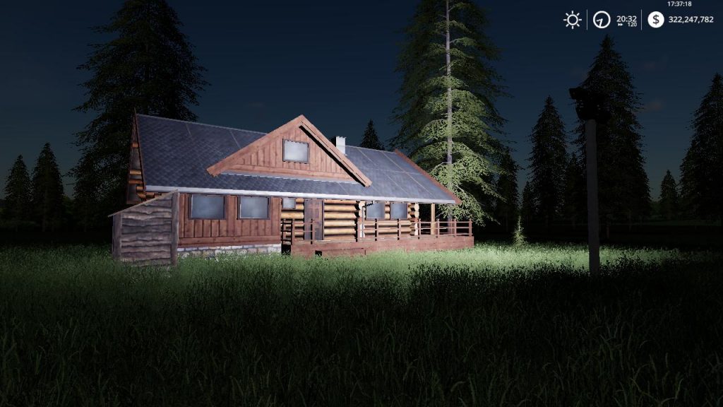 Log Cabin v1.0.2 FS19 Mod | FS25 Mods / FS22 Mods