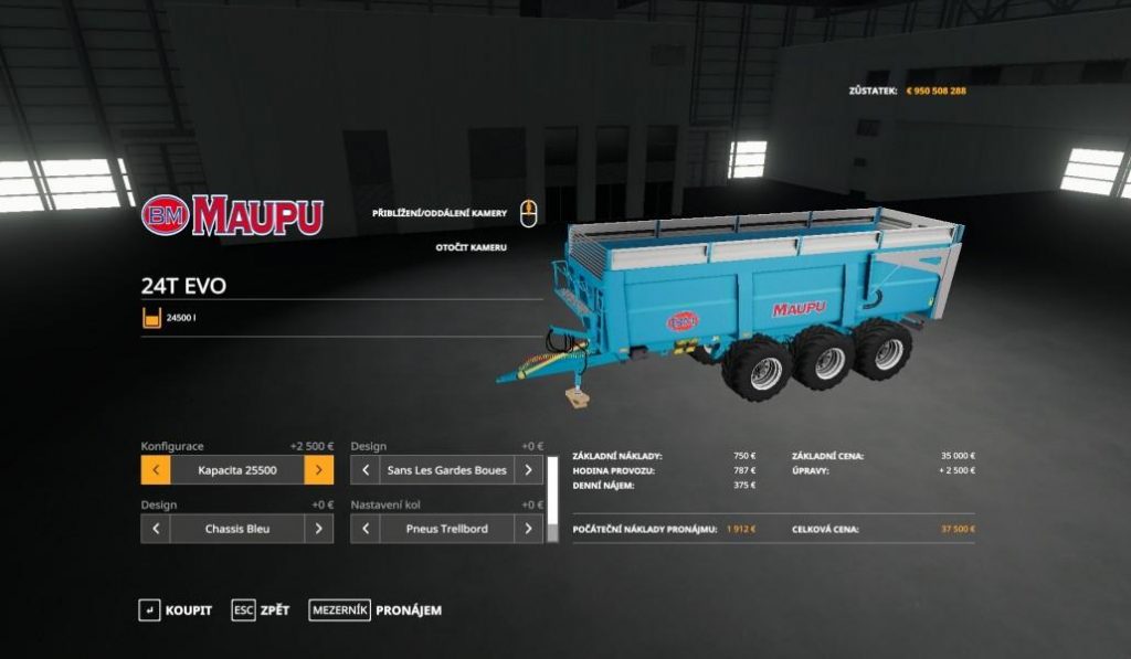 Maupu 24T V1.0 FS19 Mod | FS25 Mods / FS22 Mods