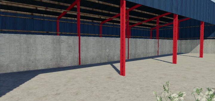 Straw Storage v1.0 FS19 - FS22 Mod / F19 Mod