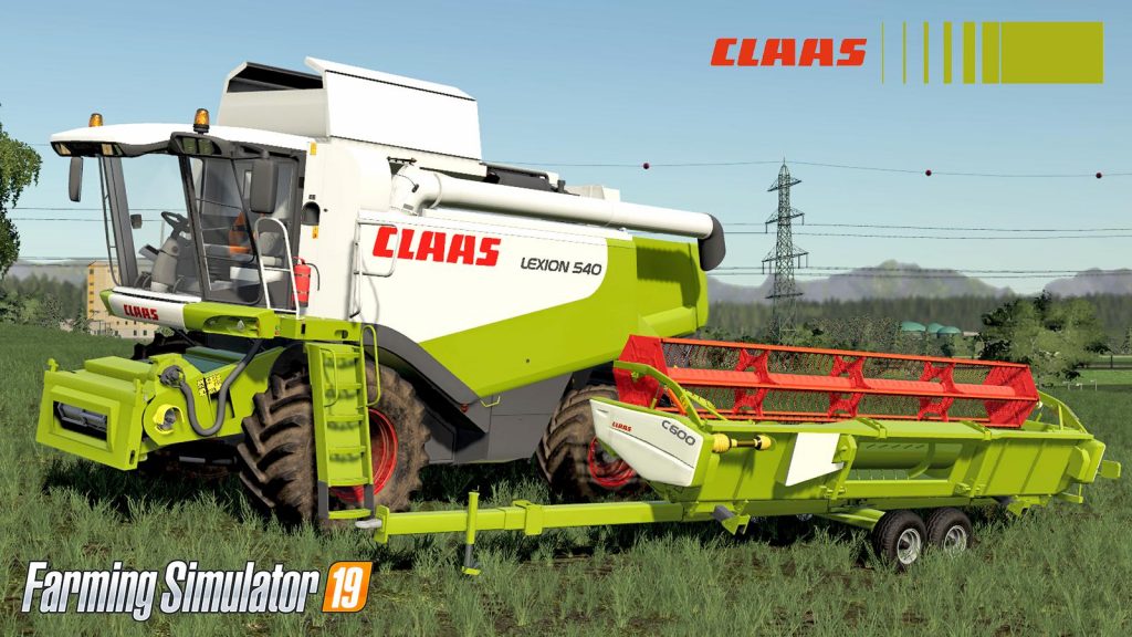 Claas Lexion 530-540 v1.0 FS19 Mod | FS25 Mods / FS22 Mods
