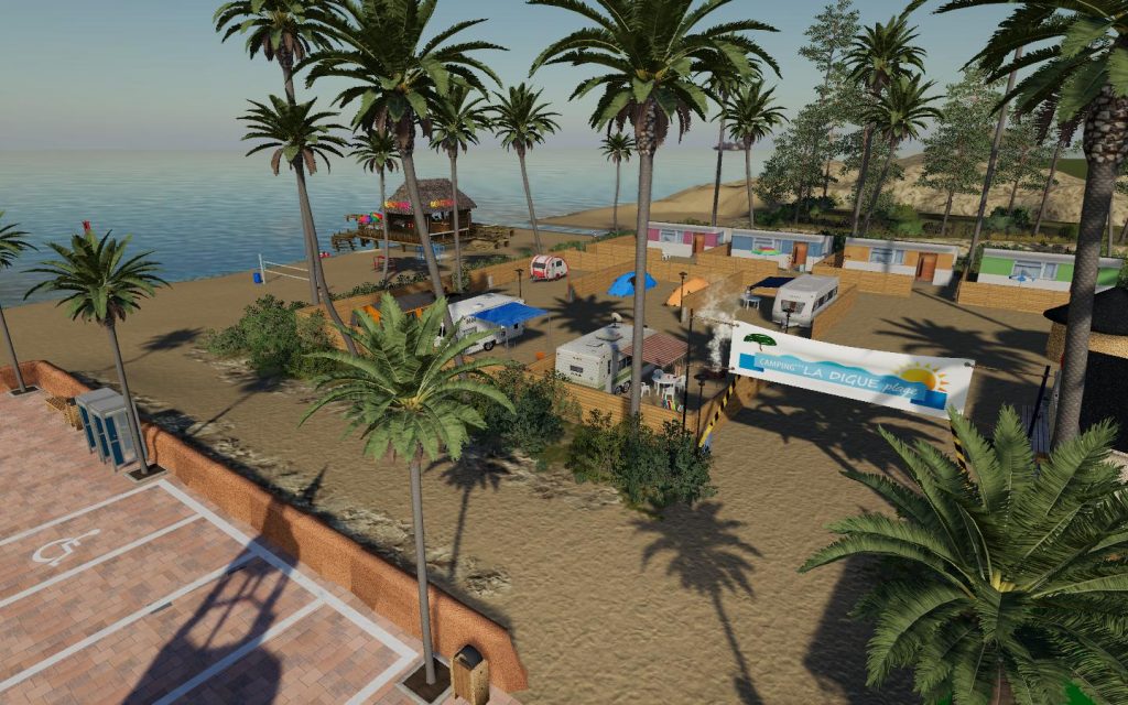 La digue - TP MAP v1.0 FS19 Mod | FS25 Mods / FS22 Mods