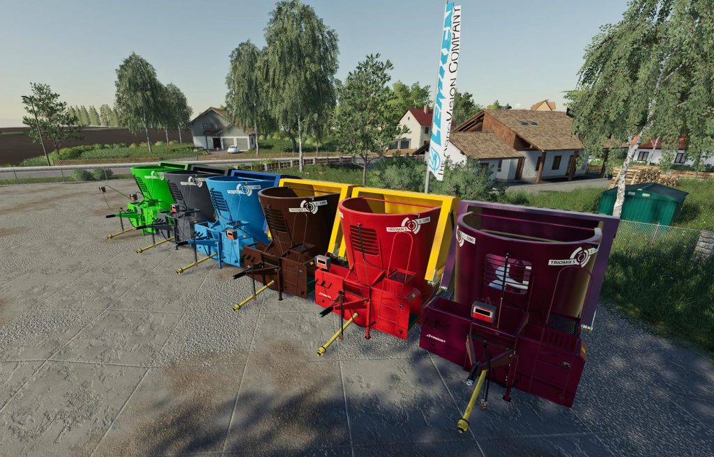 Trioliet Triomix S1 1200 Multicolore v1.0 FS19 Mod | FS25 Mods / FS22 Mods