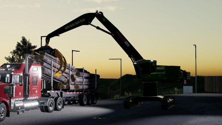 John Deere 953MH Mill Loader v1.0.0.0 FS19 Mod | FS25 Mods / FS22 Mods