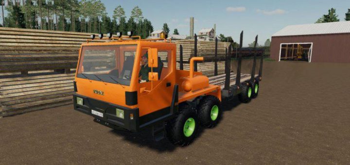MAN Kran v1.0 FS19 - FS22 Mod / F19 Mod