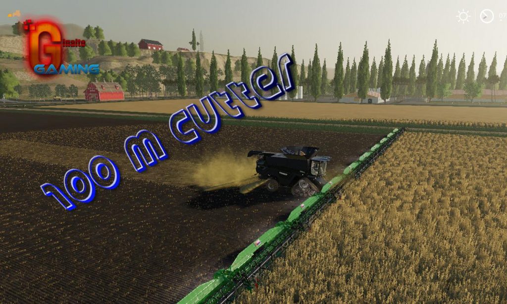 Crazy Cutter 100 M v1.0 FS19 Mod | FS25 Mods / FS22 Mods