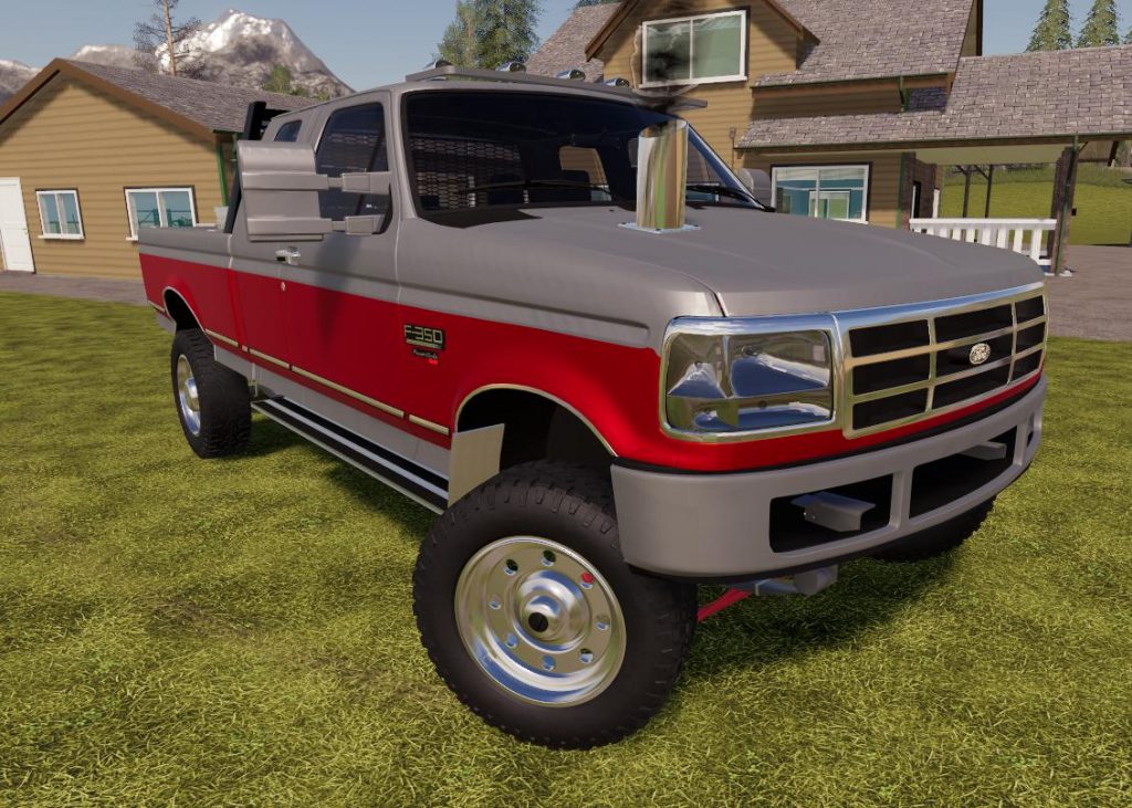 Ford F-350 v1.0.0.0 FS19 1993 Mod | FS25 Mods / FS22 Mods