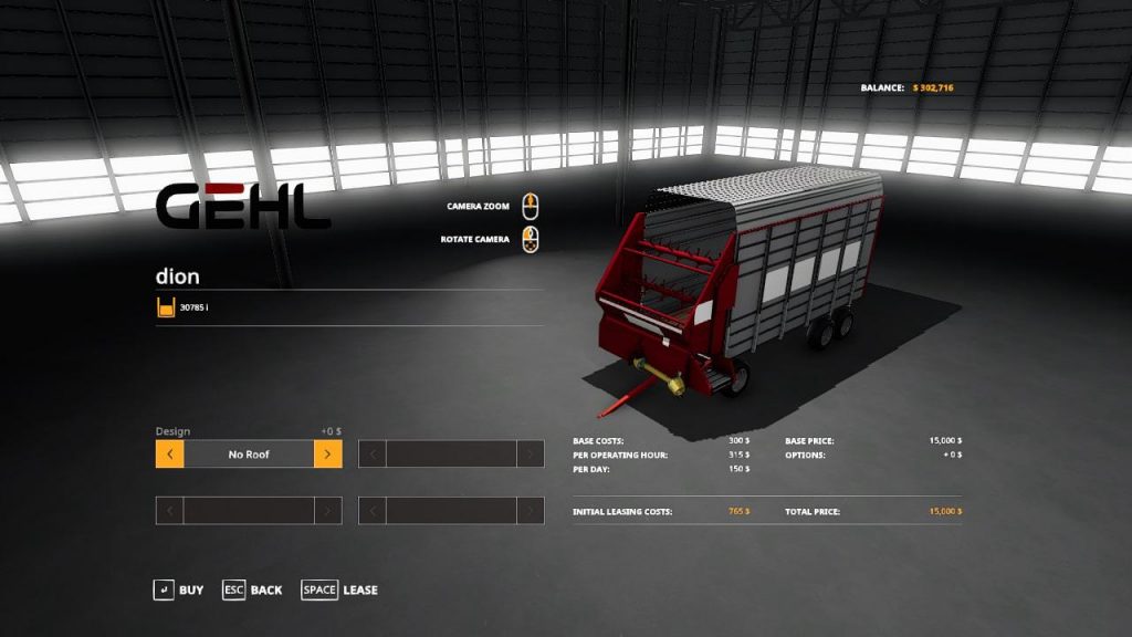 Gehl 980 double essieu v1.0 FS19 Mod | FS25 Mods / FS22 Mods