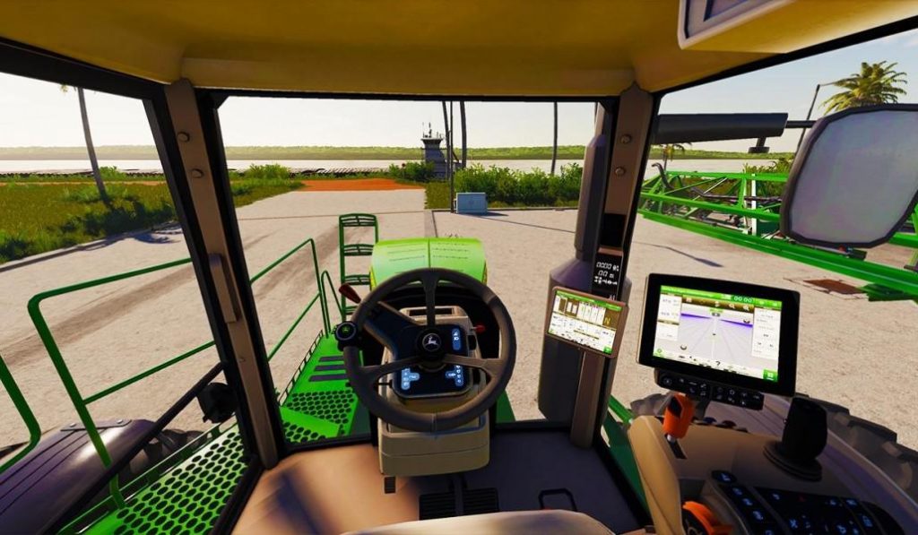 John Deere R4045 v1.0 FS19 Mod | FS25 Mods / FS22 Mods