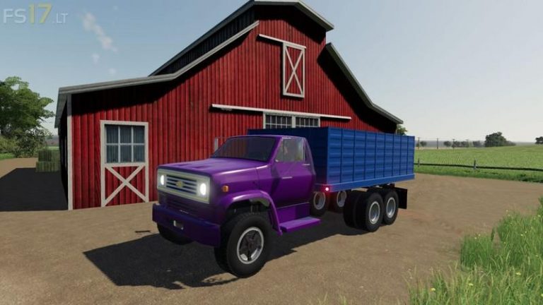 Camion à grains tandem Chevrolet C70 v1.0 FS19 Mod | FS25 Mods / FS22 Mods