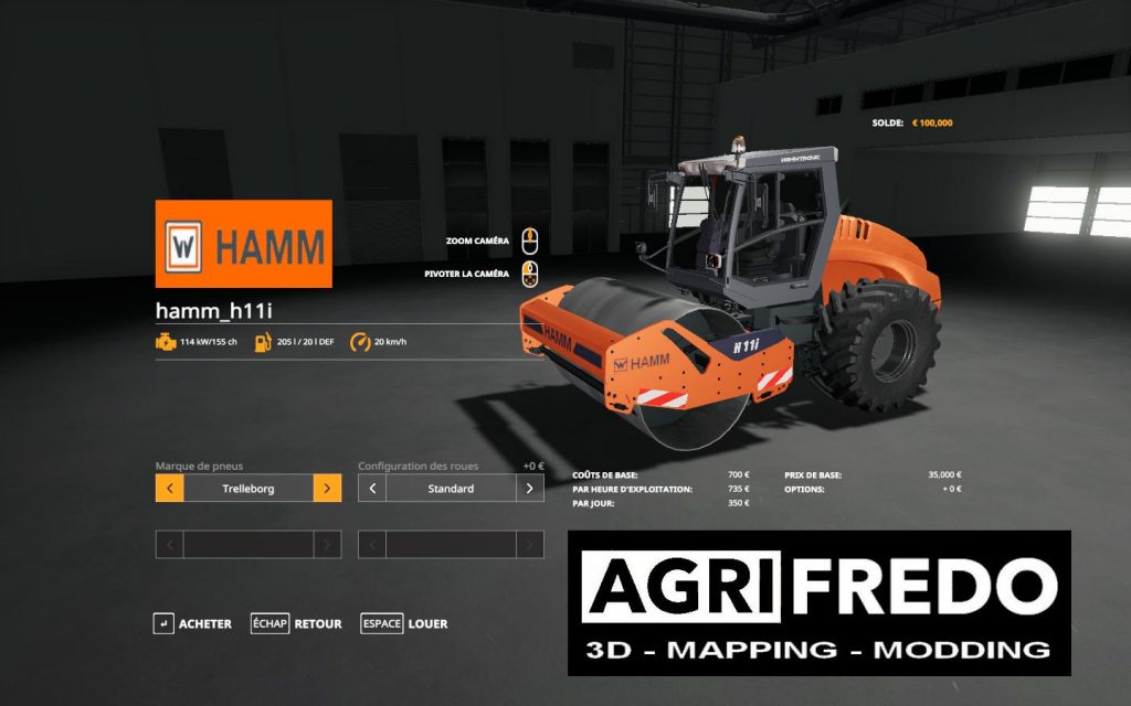 HAMM H11i v1.0.0.0 FS19 Mod | FS25 Mods / FS22 Mods