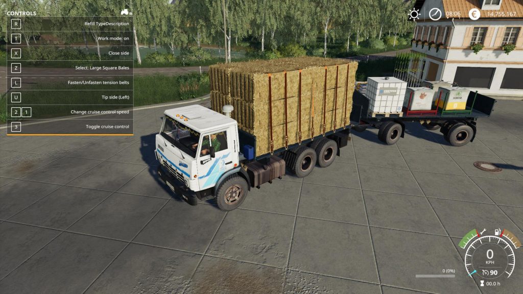 Kamaz 5320 & Nefaz 8560 Pack Autoload v1.0 FS19 Mod | FS25 Mods / FS22 Mods