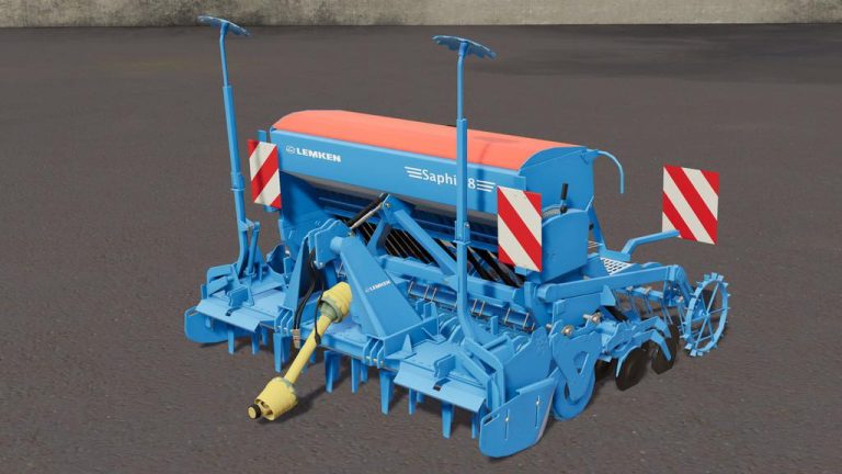 Lemken Saphir 8 v1.1.0.0 FS19 Mod | FS25 Mods / FS22 Mods