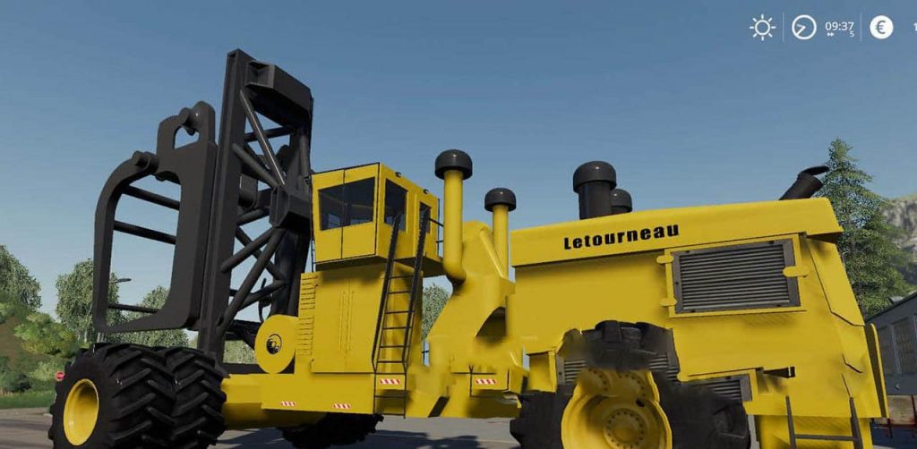 Letourneau Log Loader mod v1.0.0.0 FS19 Mod | FS25 Mods / FS22 Mods