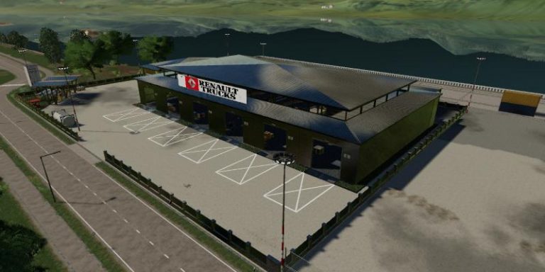 MAGASIN RENAULT TRUCK v1.5 FS19 Mod | FS25 Mods / FS22 Mods