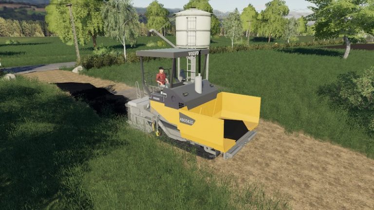 Module de finition / Goudronneuse Volvo ABG5820 V 1 FS19 Mod | FS25 ...