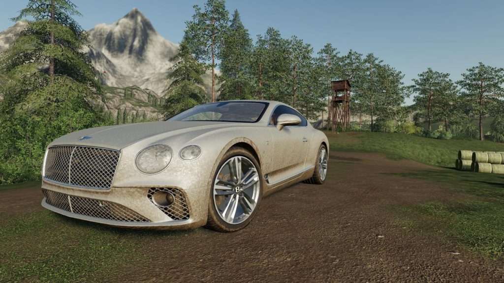 Bentley Continental GT 2018 v1.0 FS19 Mod | FS25 Mods / FS22 Mods