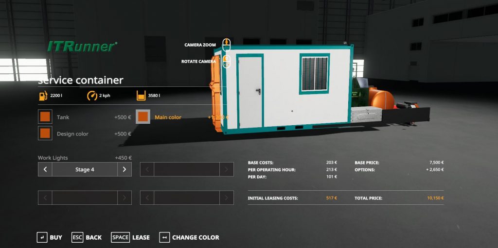 Hooklift Service container v1.2 FS19 Mod | FS25 Mods / FS22 Mods