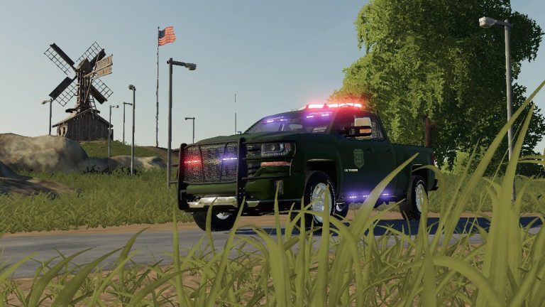 2016 Chevy 1500 Iowa Game Warden v1.0 FS19 Mod | FS25 Mods / FS22 Mods