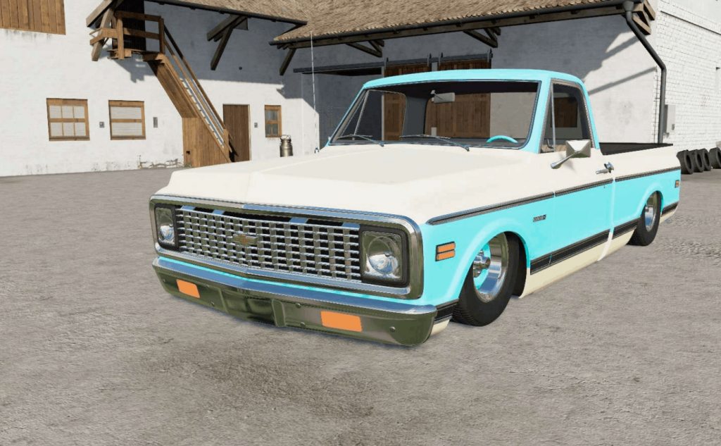 Chevrolet C10 Cheyenne Fletside 1971 V1.0 FS19 Mod | FS25 Mods / FS22 Mods