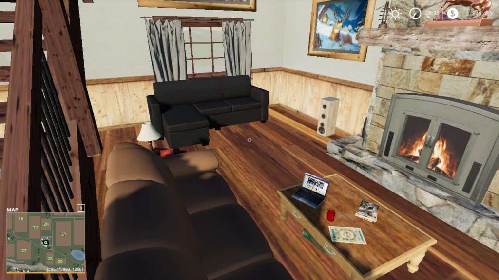 Couch Pickupable v1.0 FS19 Mod | FS25 Mods / FS22 Mods