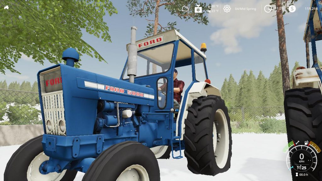 Ford 5000 v2.0.0.0 FS19 Mod | FS25 Mods / FS22 Mods