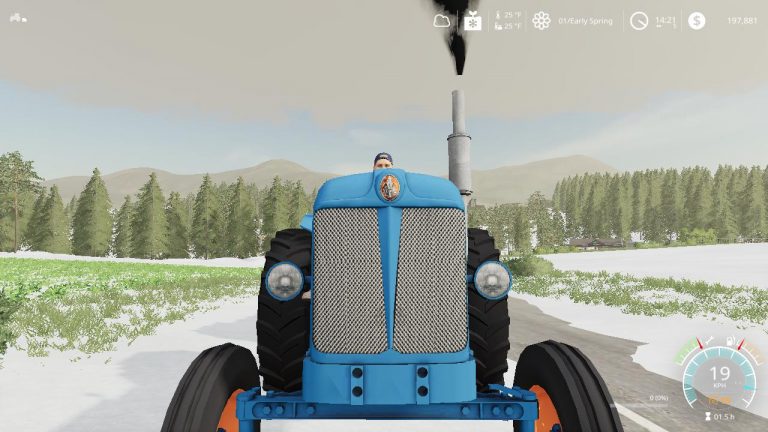 Fordson Major Diesel v2.0 FS19 Mod | FS25 Mods / FS22 Mods