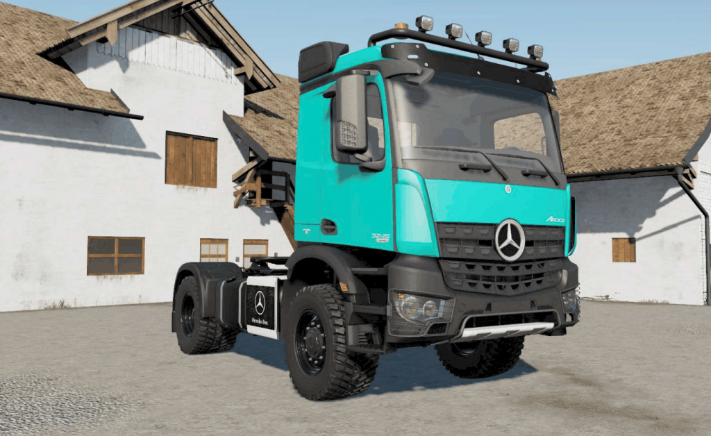 Mercedes-Benz Arocs V1.0 FS19 Mod | FS25 Mods / FS22 Mods