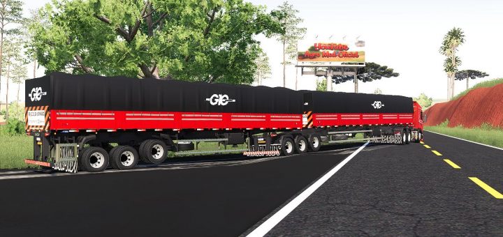 Remorque Fedex V1.0 FS19 - FS22 Mod / F19 Mod