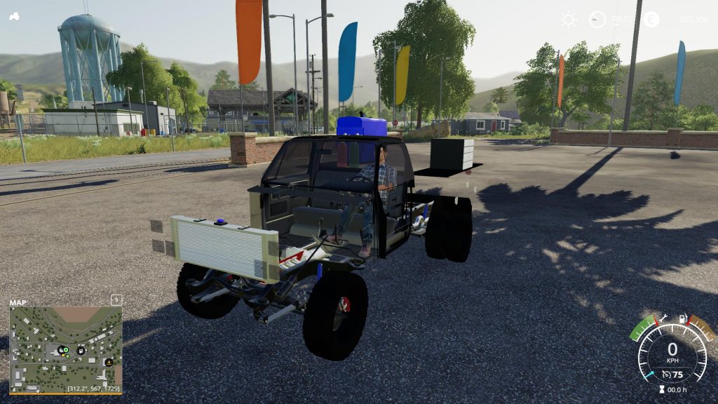 1987 Chevy K20 Serivce V1.0 FS19 Mod | FS25 Mods / FS22 Mods