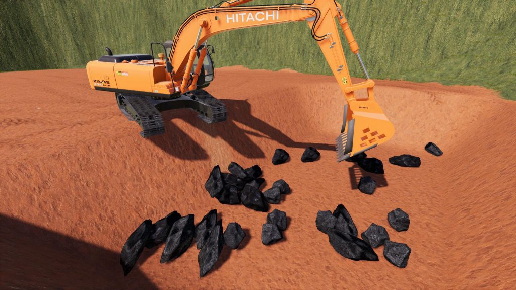 Dynamic Coal Rock avec Filltype v0.5 FS19 Mod | FS25 Mods / FS22 Mods