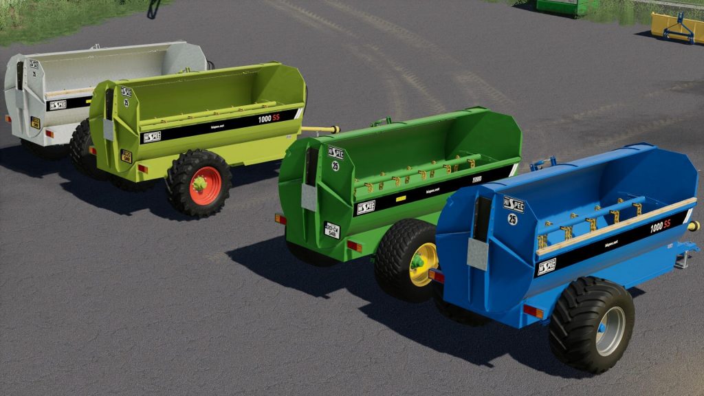 Épandeur latéral HiSpec 1000 V1.0 FS19 Mod | FS25 Mods / FS22 Mods