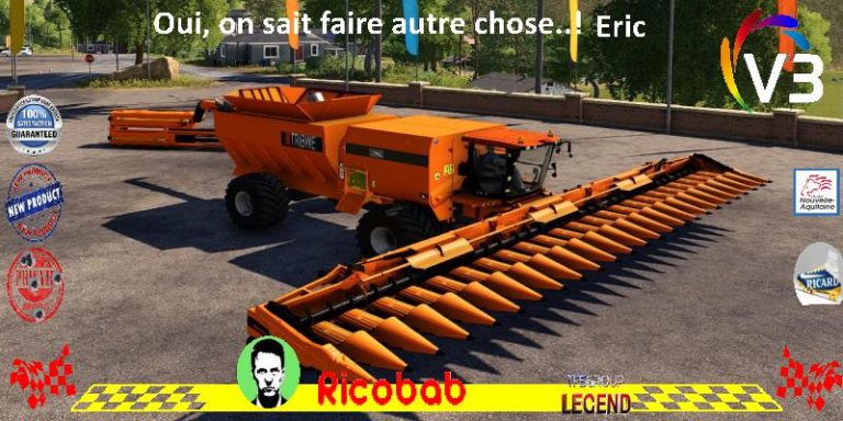TRIBINE 1000 PACK v3.0 FS19 Mod | FS25 Mods / FS22 Mods