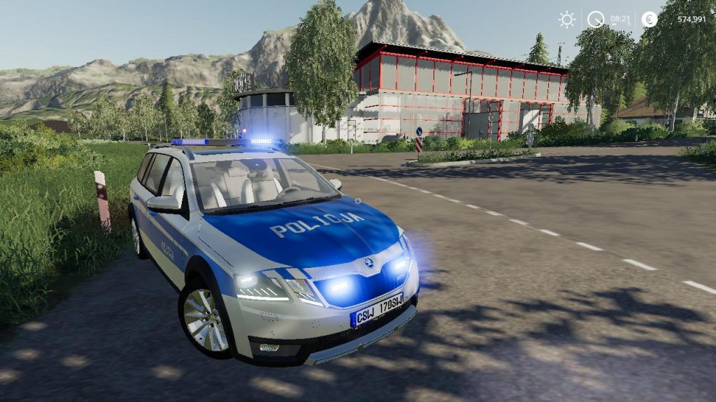 POLICJA POLSKA V1.0 FS19 Mod | FS25 Mods / FS22 Mods