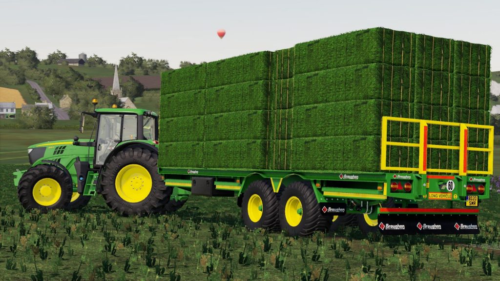 Remorque Broughan Bale (chargement automatique) FS19 Mod | FS25 Mods ...