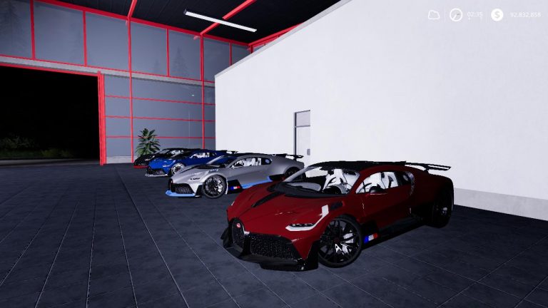 Bugatti Chiron v1.0 FS19 Mod | FS25 Mods / FS22 Mods