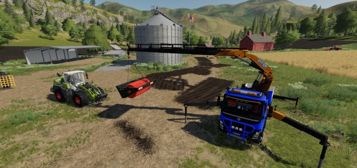 Merlo P417 V1.0 FS19 - FS22 Mod / F19 Mod