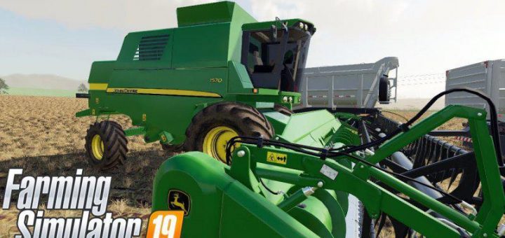 John Deere 4420-8820 Turbo / Titan II v1.0 FS19 - FS22 Mod / F19 Mod