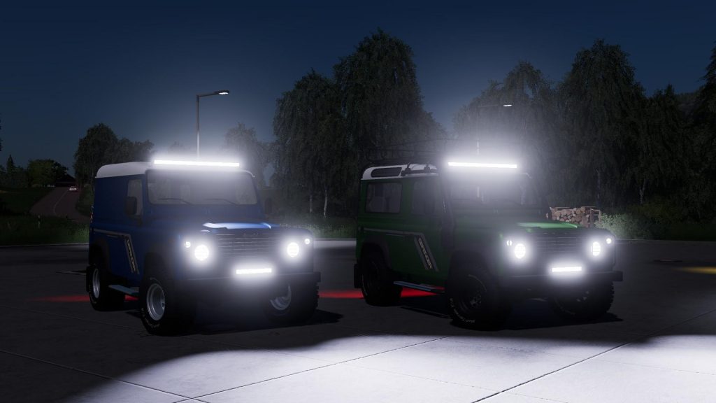 Land Rover Defender 90 v2.0 FS19 Mod | FS25 Mods / FS22 Mods