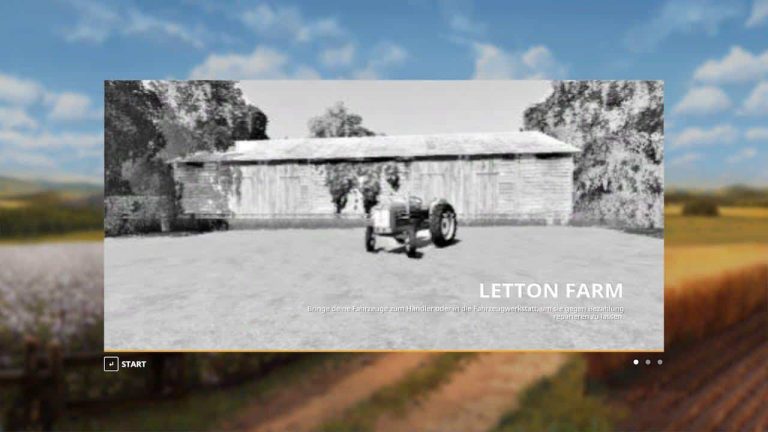 Letton Farm v1.0 FS19 Mod | FS25 Mods / FS22 Mods