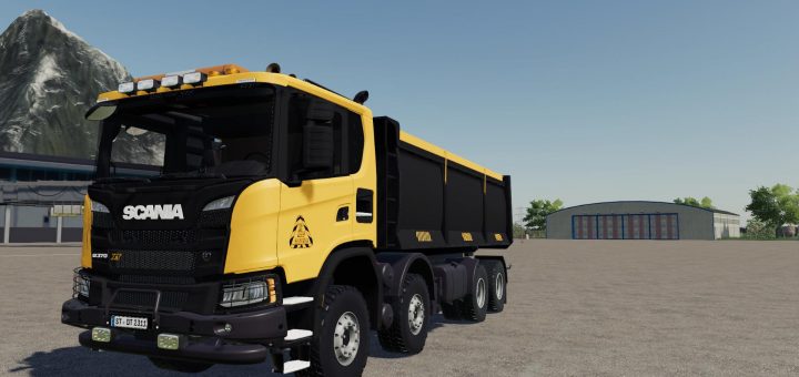 International Workstar Dump V1.0 FS19 - FS22 Mod / F19 Mod