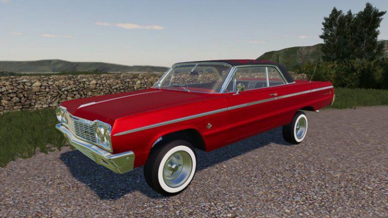 CHEVY IMPALA 1964 v1.0 FS19 Mod | FS25 Mods / FS22 Mods
