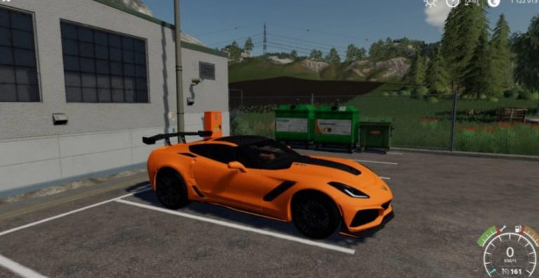 Corvette zr1 FS19 Mod | FS25 Mods / FS22 Mods