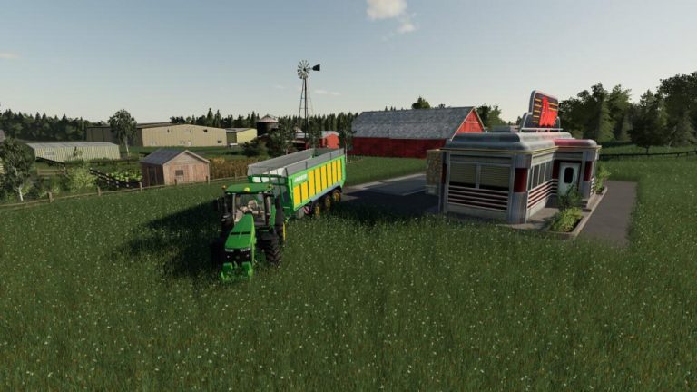 Diner vintage v1.0 FS19 Mod | FS25 Mods / FS22 Mods